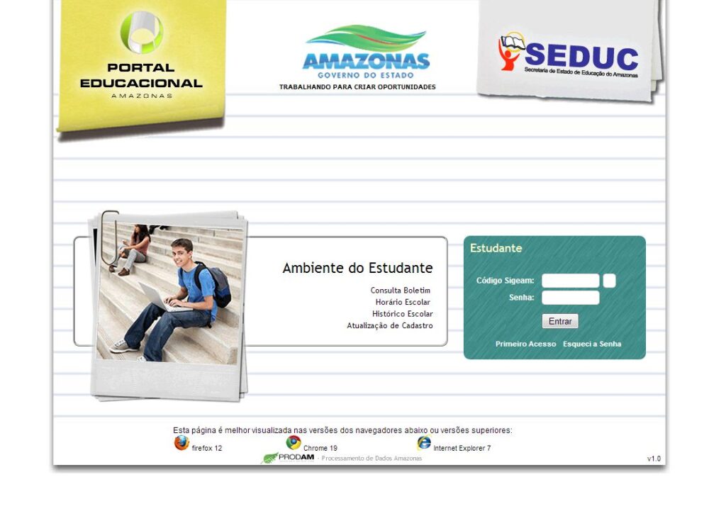 Governo do Estado, Seduc e Prodam lançam Portal Educacional do Amazonas ...